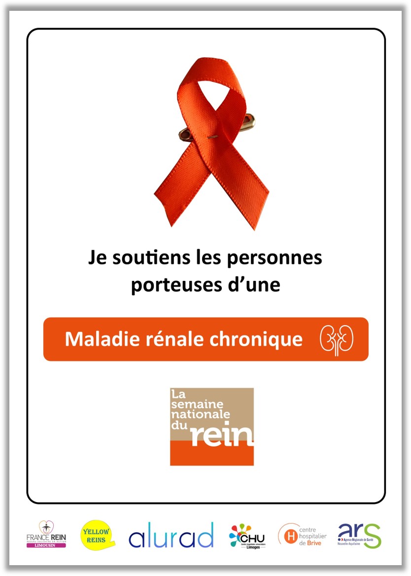 Semaine Nationale du Rein 2025 – Supports de communication